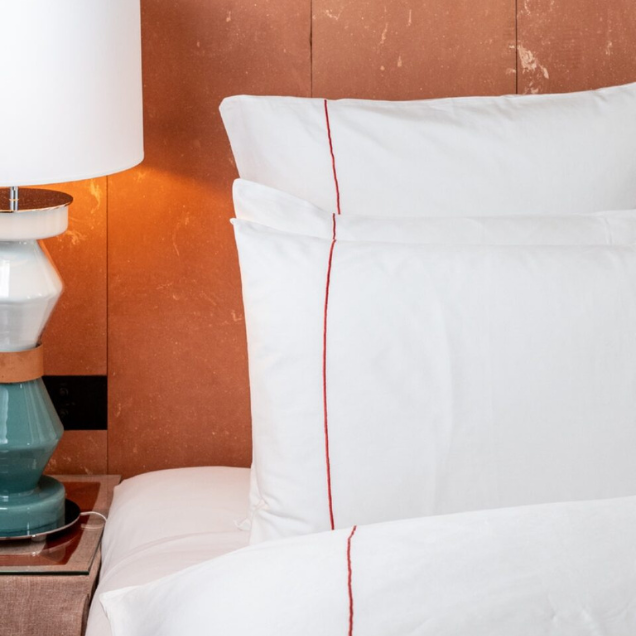 Bedding for the luxury hotel Sinner, Paris - Garnier Thiebaut